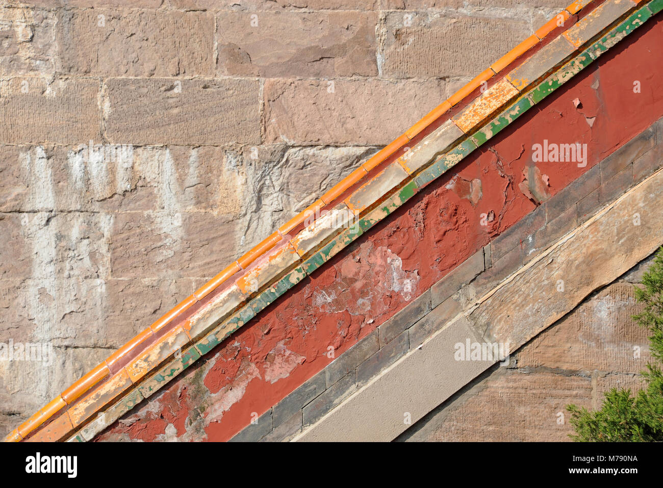 Buildings in front of the Bodhisattva hall at the Puning temple in ...