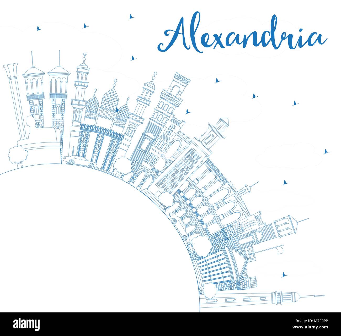 Alexandria egypt skyline cityscape hi-res stock photography and images ...