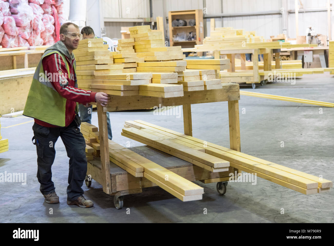 Timber Manufacturer in UK Stock Photo - Alamy