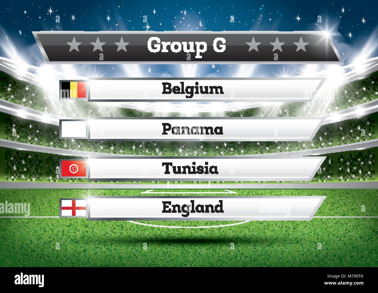 World cup draw england Stock Vector Images - Alamy