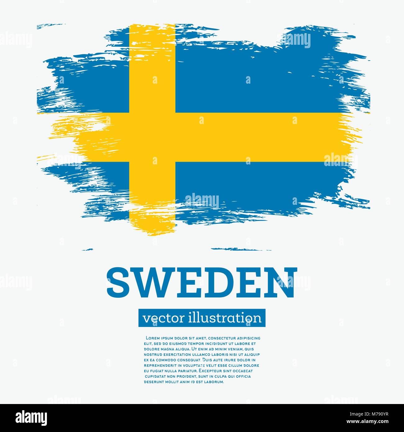 Sweden national day happy Stock Vector Images - Alamy