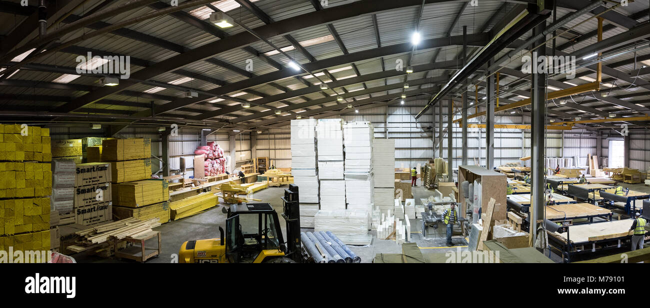 Timber Manufacturer in UK Stock Photo - Alamy
