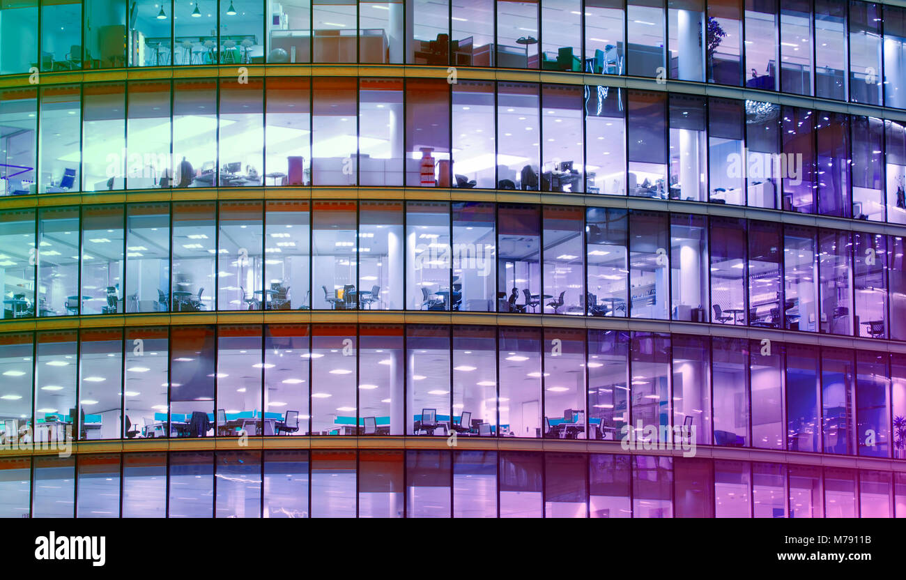 modern business office building with glass windows Stock Photo - Alamy