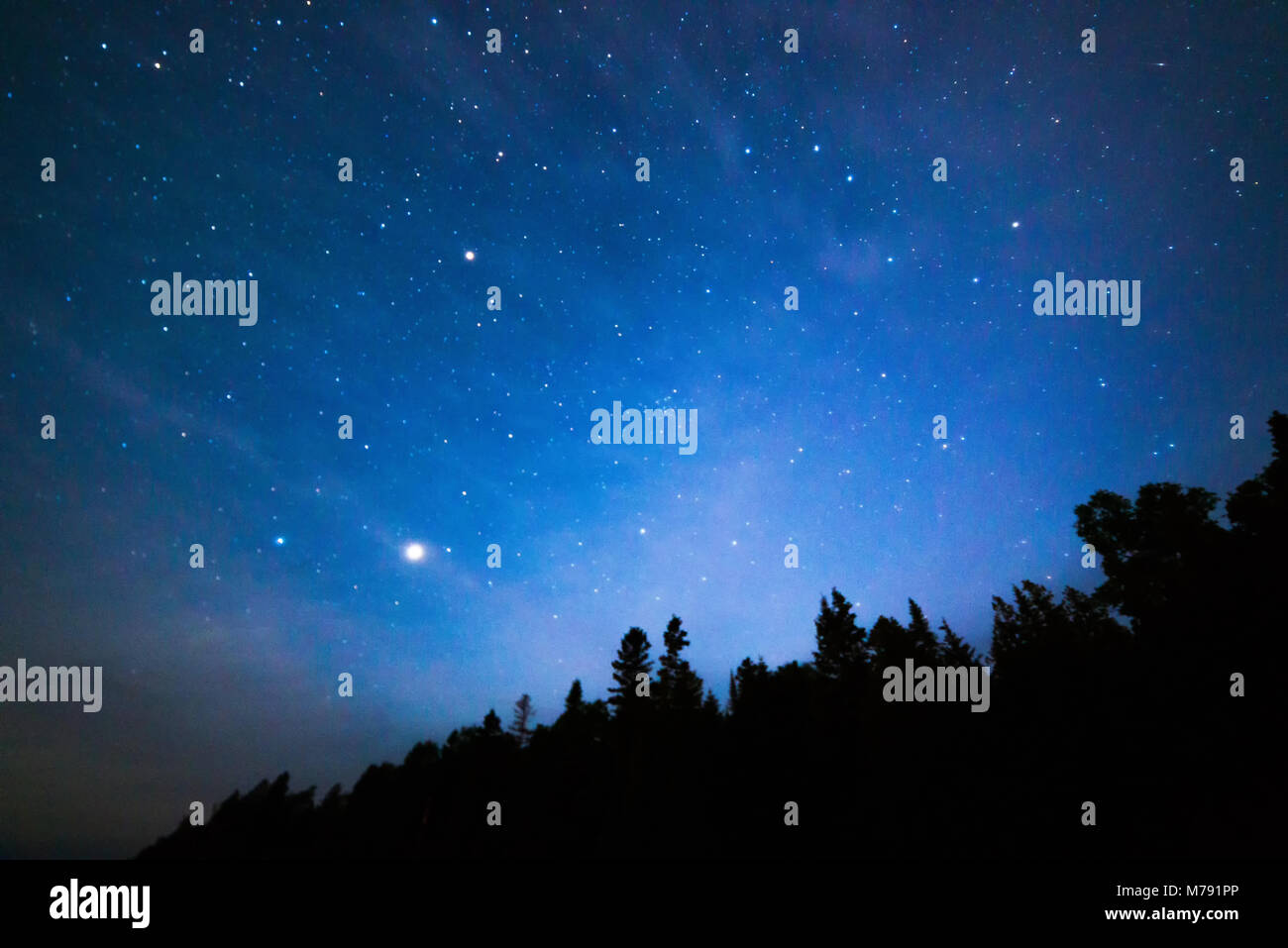 Milky way shining bright hi-res stock photography and images - Alamy