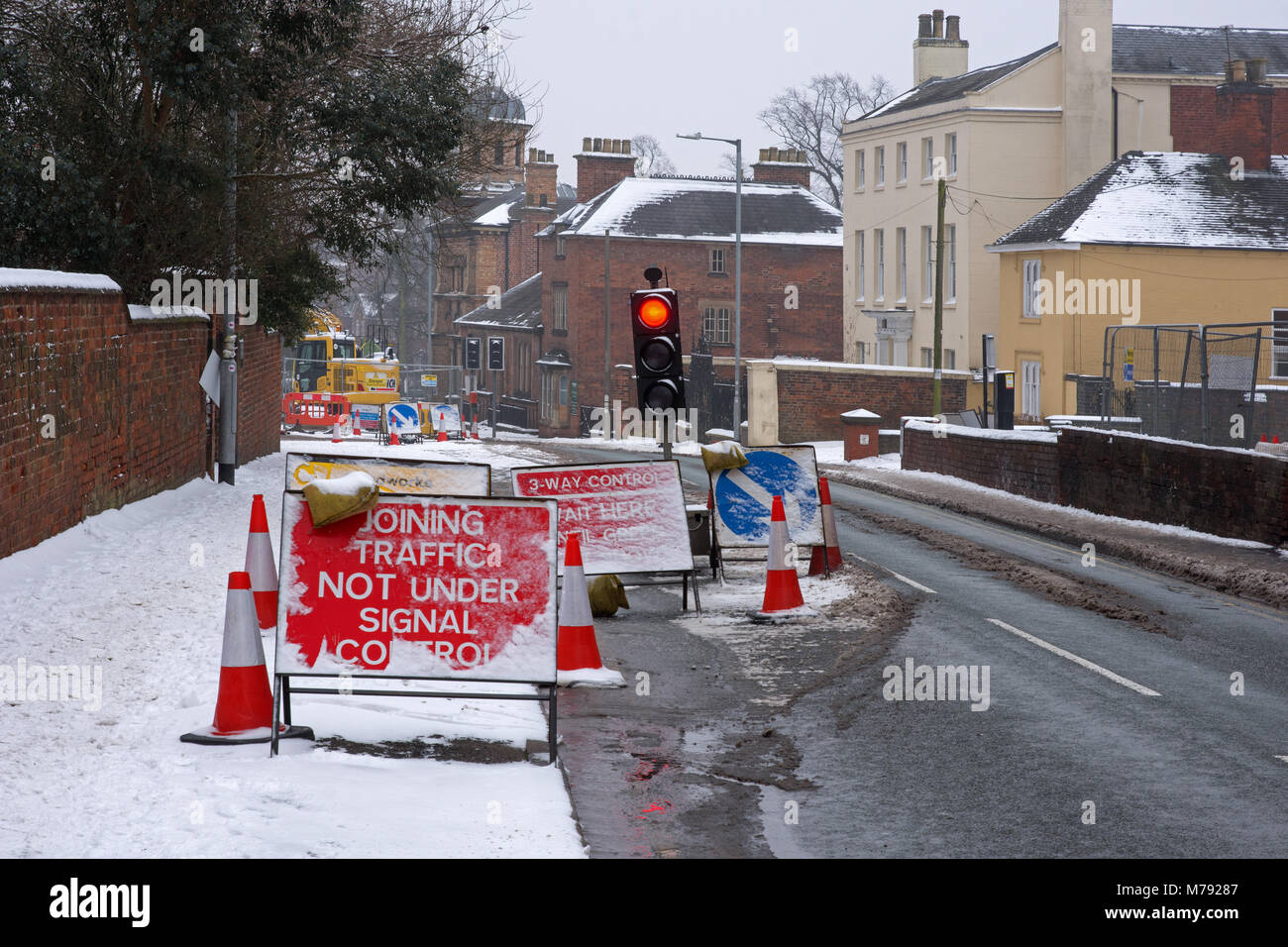 3 way traffic lights hi-res stock photography and images - Alamy