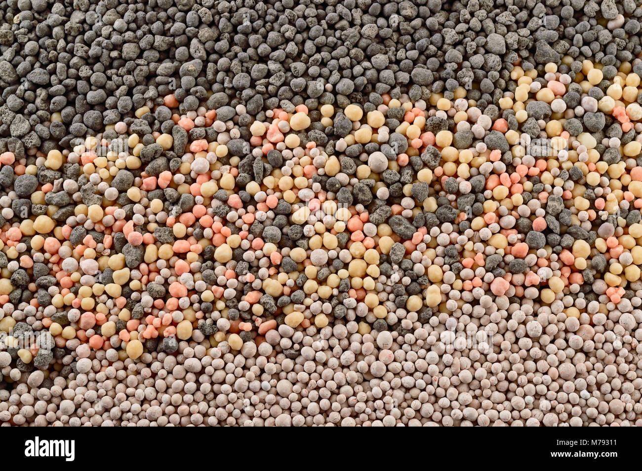 Mineral fertilizers granules. Background Stock Photo - Alamy