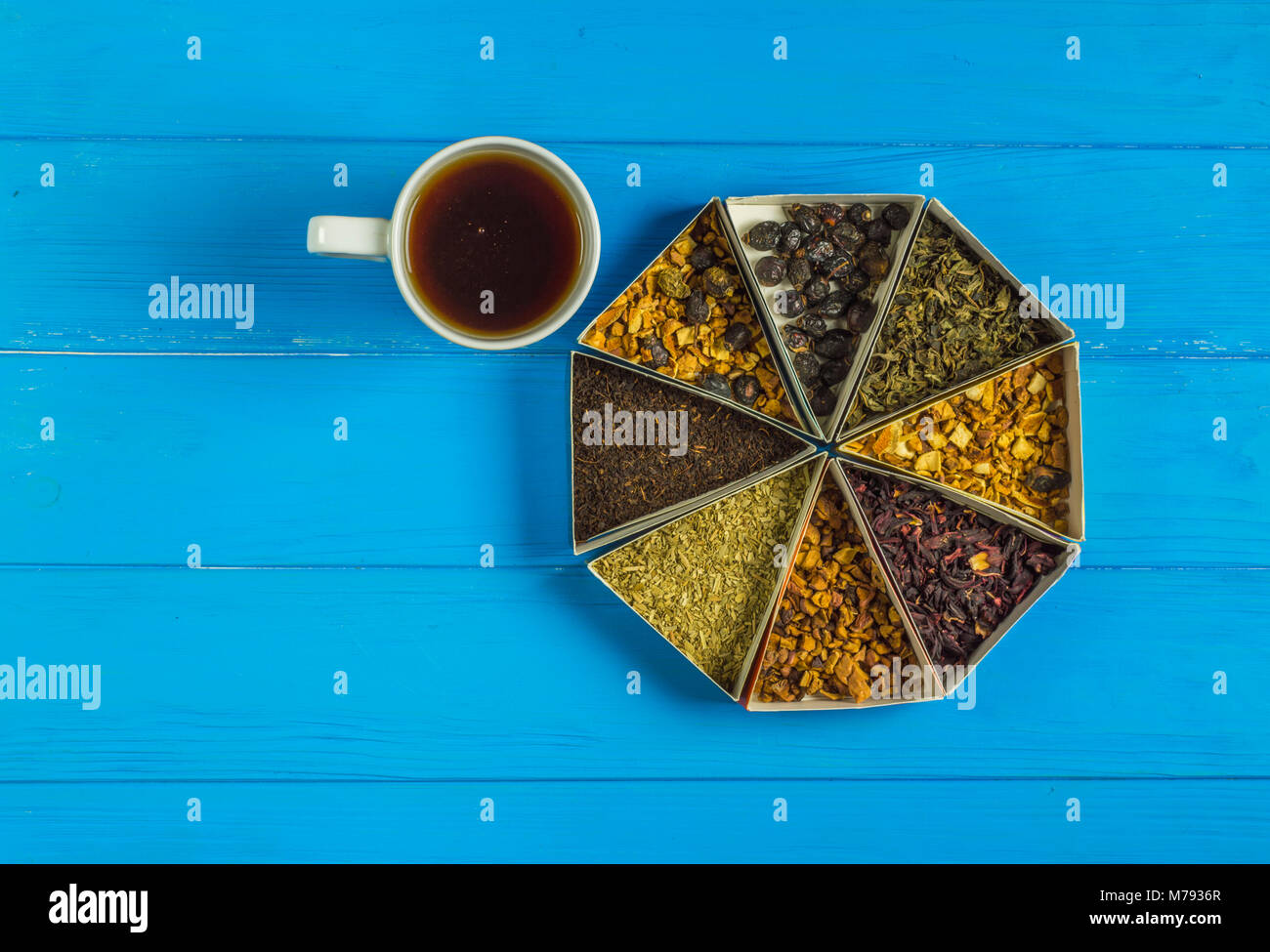 Variety hot dry tea hi-res stock photography and images - Alamy