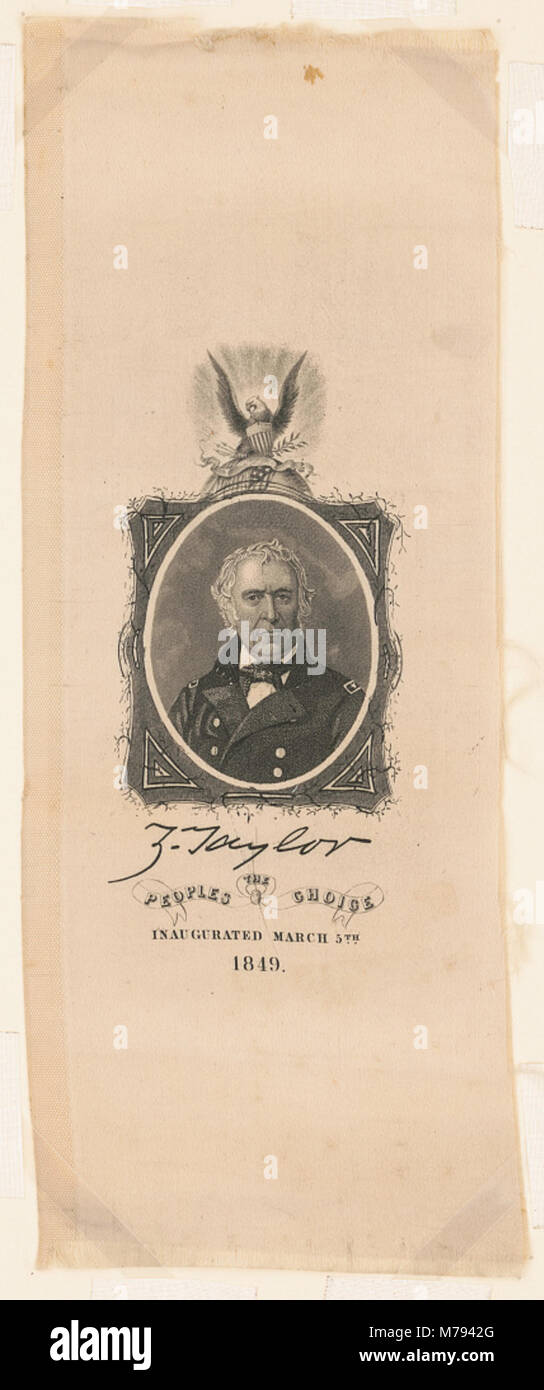 This portrait marks the inauguration of Zachary Taylor as the 12th ...