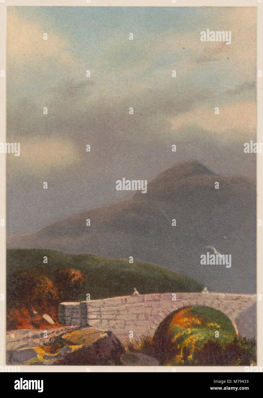 A scenic photograph showing the Catskill Mountains as viewed from the ...