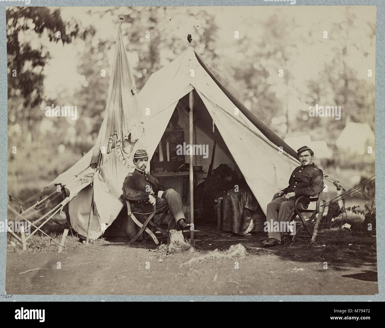 A portrait of Captain Thomas Alexander of the 80th New York Infantry ...