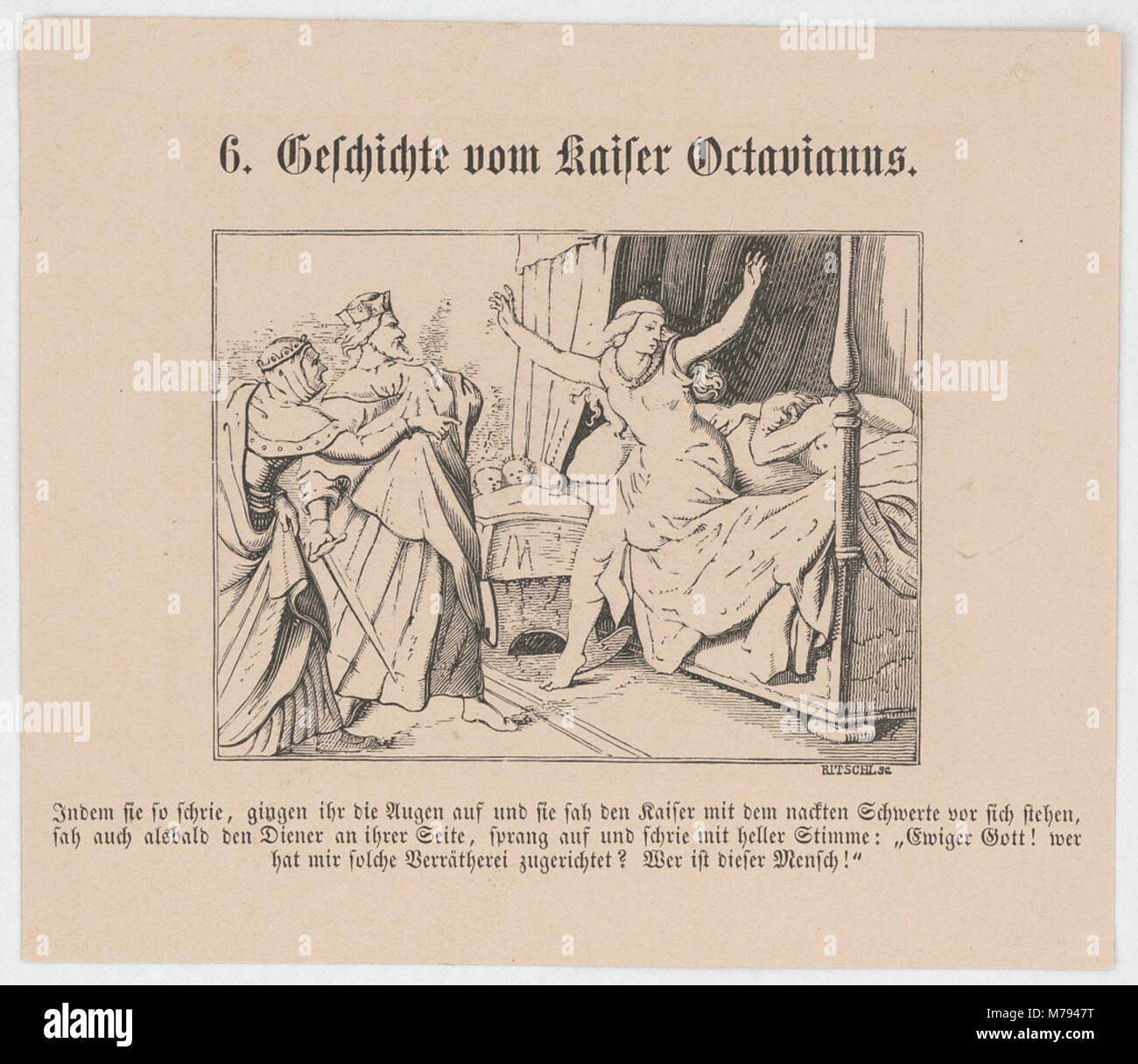 A dramatic depiction of Emperor Octavian from the historical narrative ...