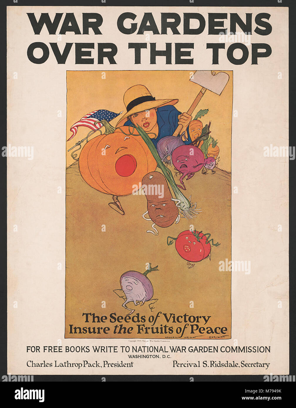 A World War I-era propaganda poster by Maginel Wright Enright promoting ...