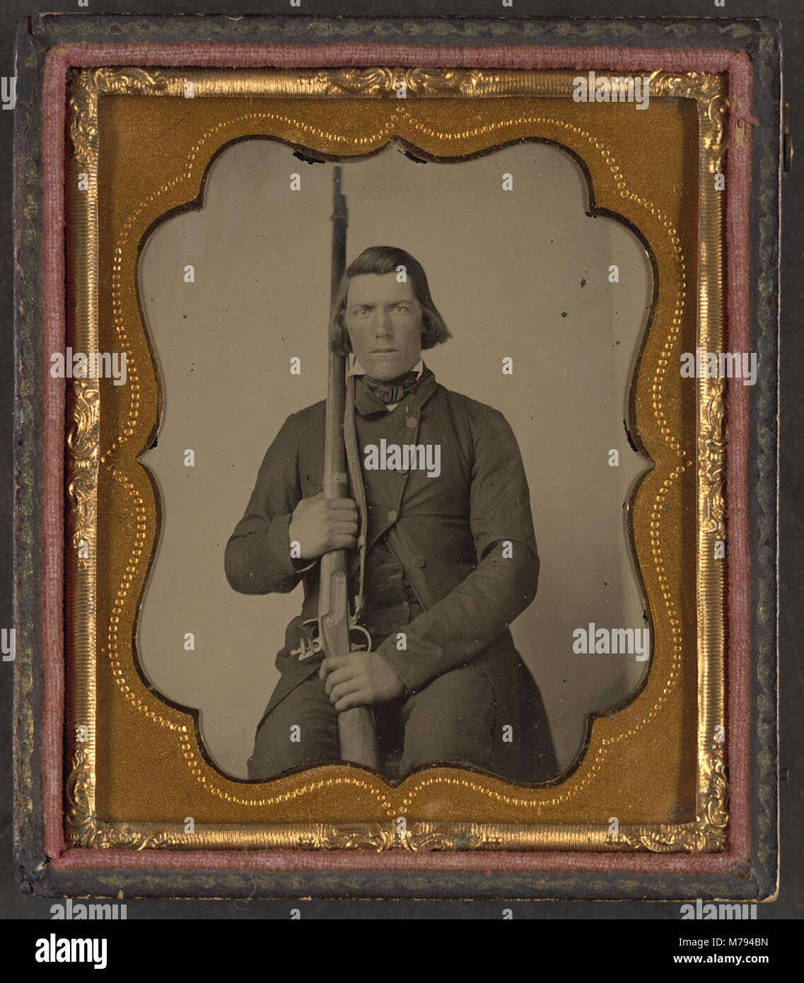 Pennsylvania rifle illustration hi-res stock photography and images - Alamy