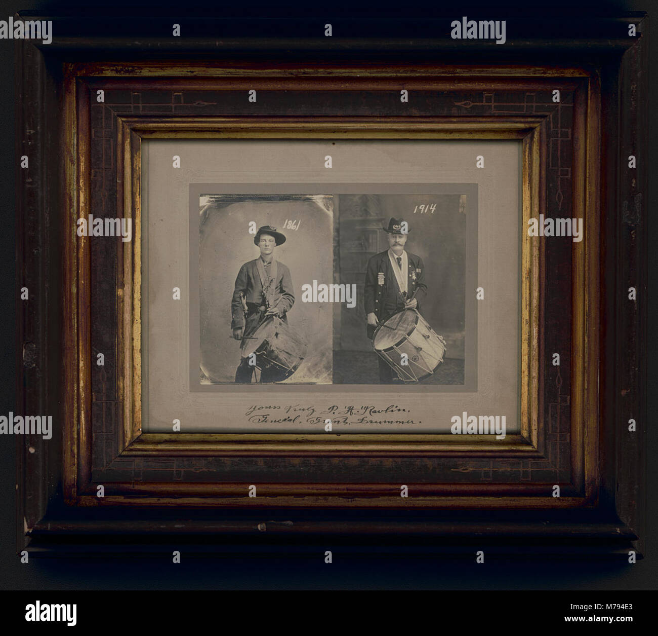 A portrait of Drummer Philo H. Ravlin of Company I, 47th Illinois ...