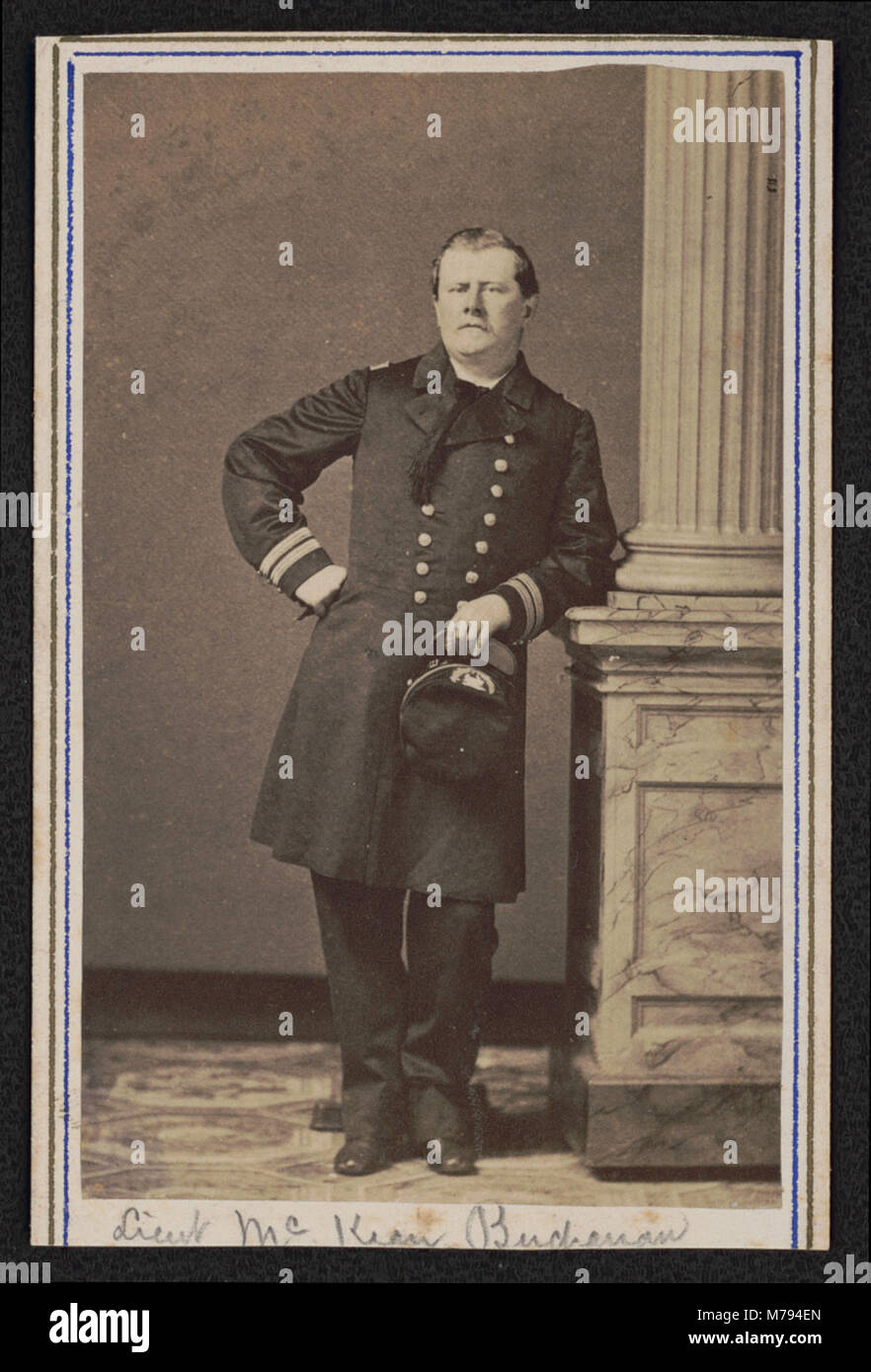 Lieutenant Commander Thomas McKean Buchanan, depicted in his U.S. Navy ...