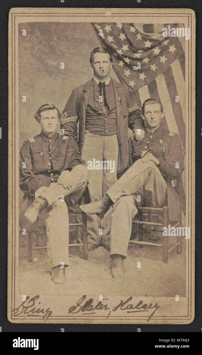 First Lieutenant Robert S. King, Second Lieutenant James W. Slater, and ...