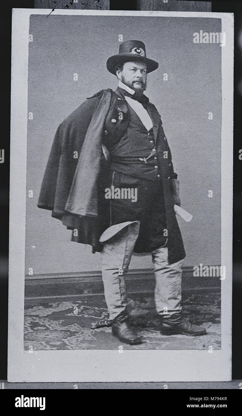 A portrait of Major B.S. Alexander, an important figure in American ...