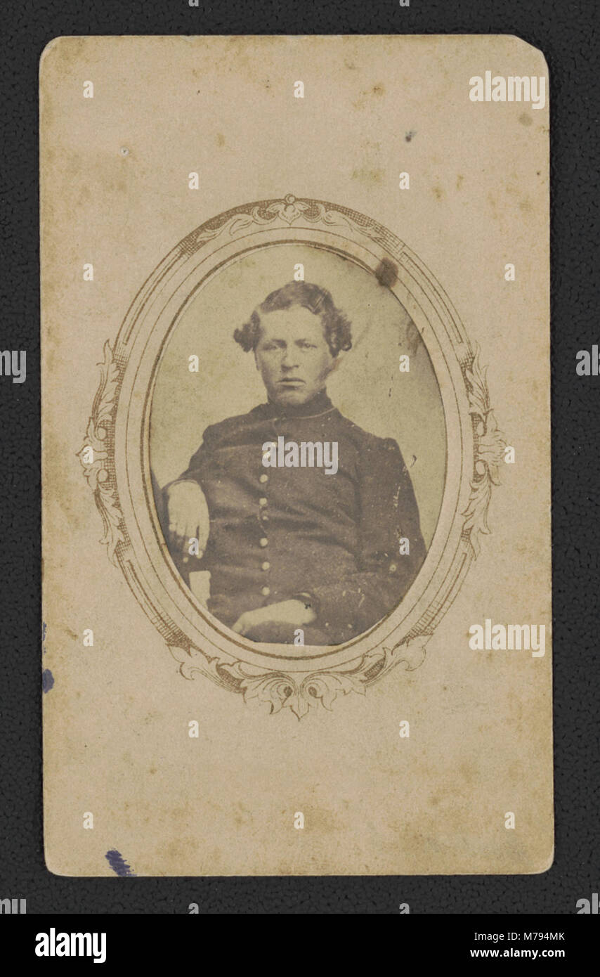 A portrait of Corporal William M. Culp, a soldier in the 36th ...