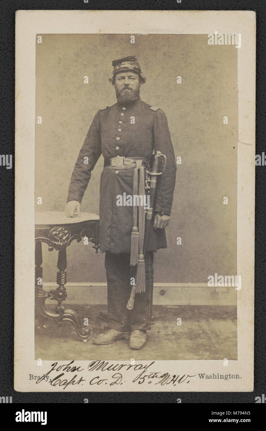 Captain John Murray, a leader in Company D of the 5th New Hampshire ...