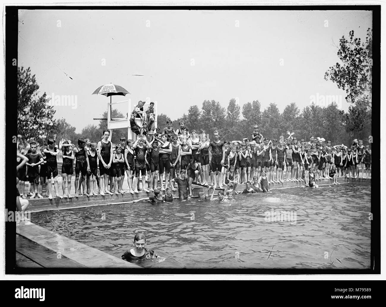Public beach beaches park Black and White Stock Photos & Images - Alamy