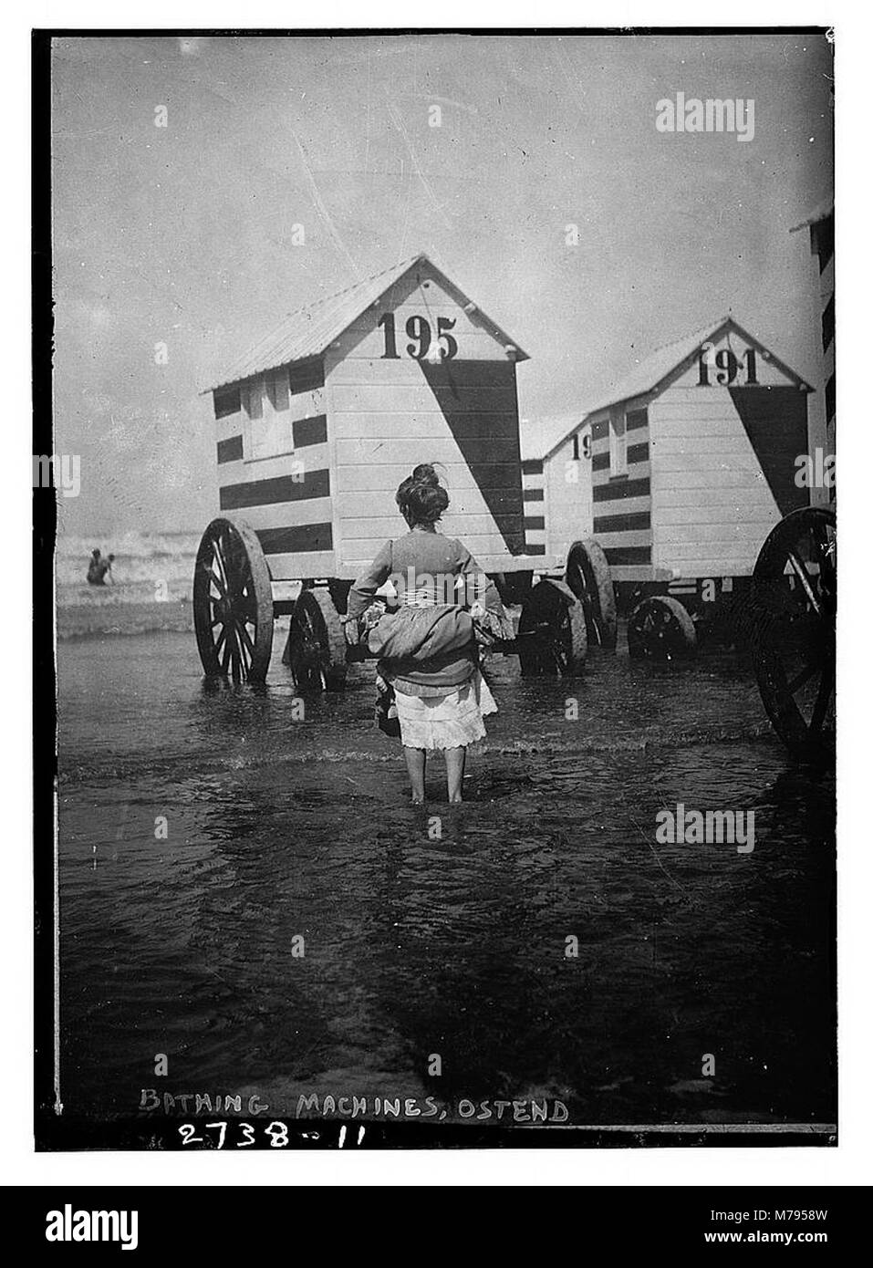 Victorian bathing machines hi-res stock photography and images - Alamy