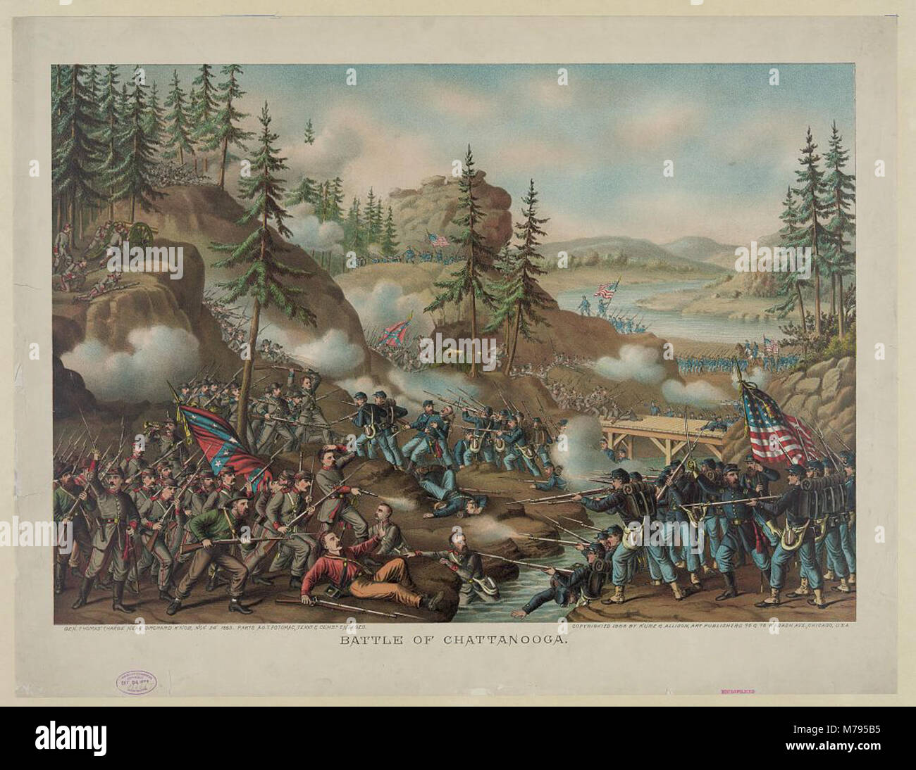 Battle of tennessee 1863 hi-res stock photography and images - Alamy