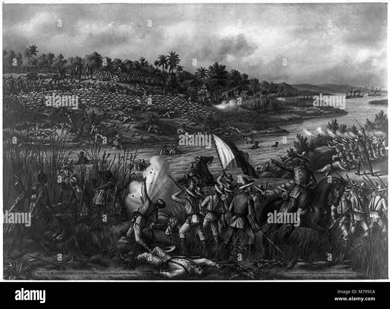 The Battle of Paceo, fought on February 4 and 5, 1899, in Manila during ...