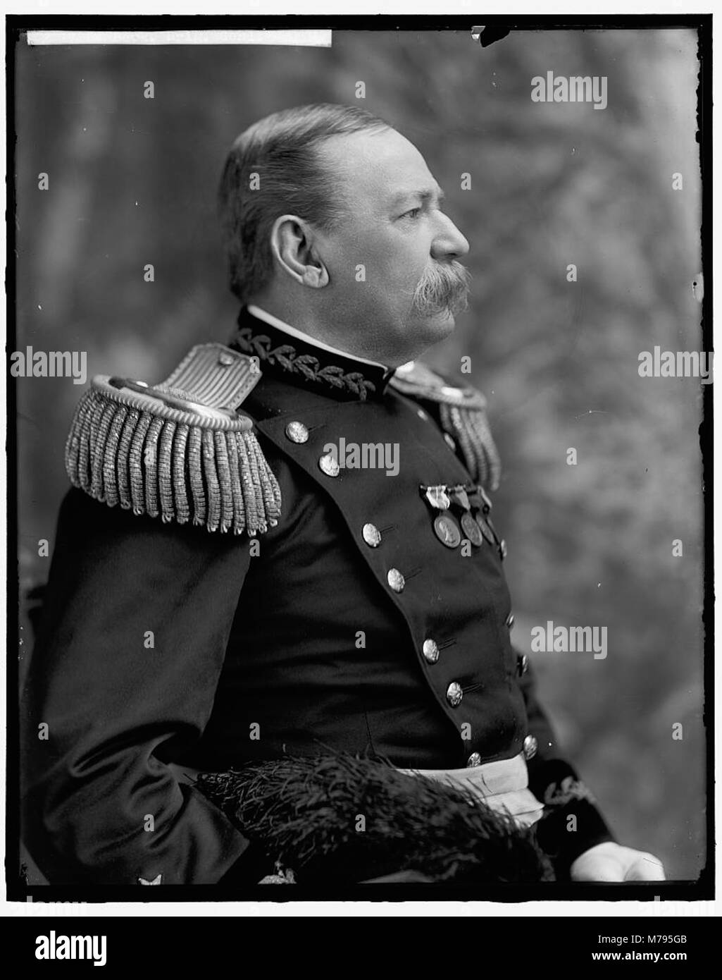 A portrait of General William H. Beck, showcasing his rank and military ...