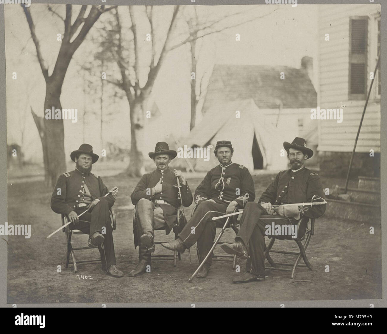 An image depicting Provost Marshals from the 3rd Army Corps during ...