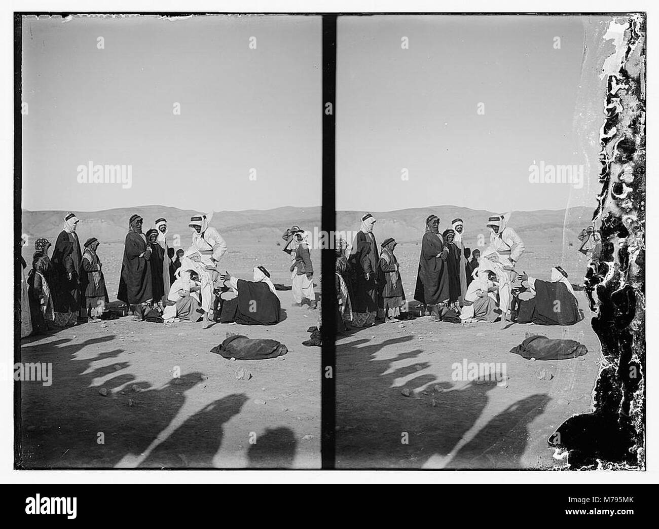 Beduin (i.e., Bedouin), jumping competition LOC matpc.06052 Stock Photo ...