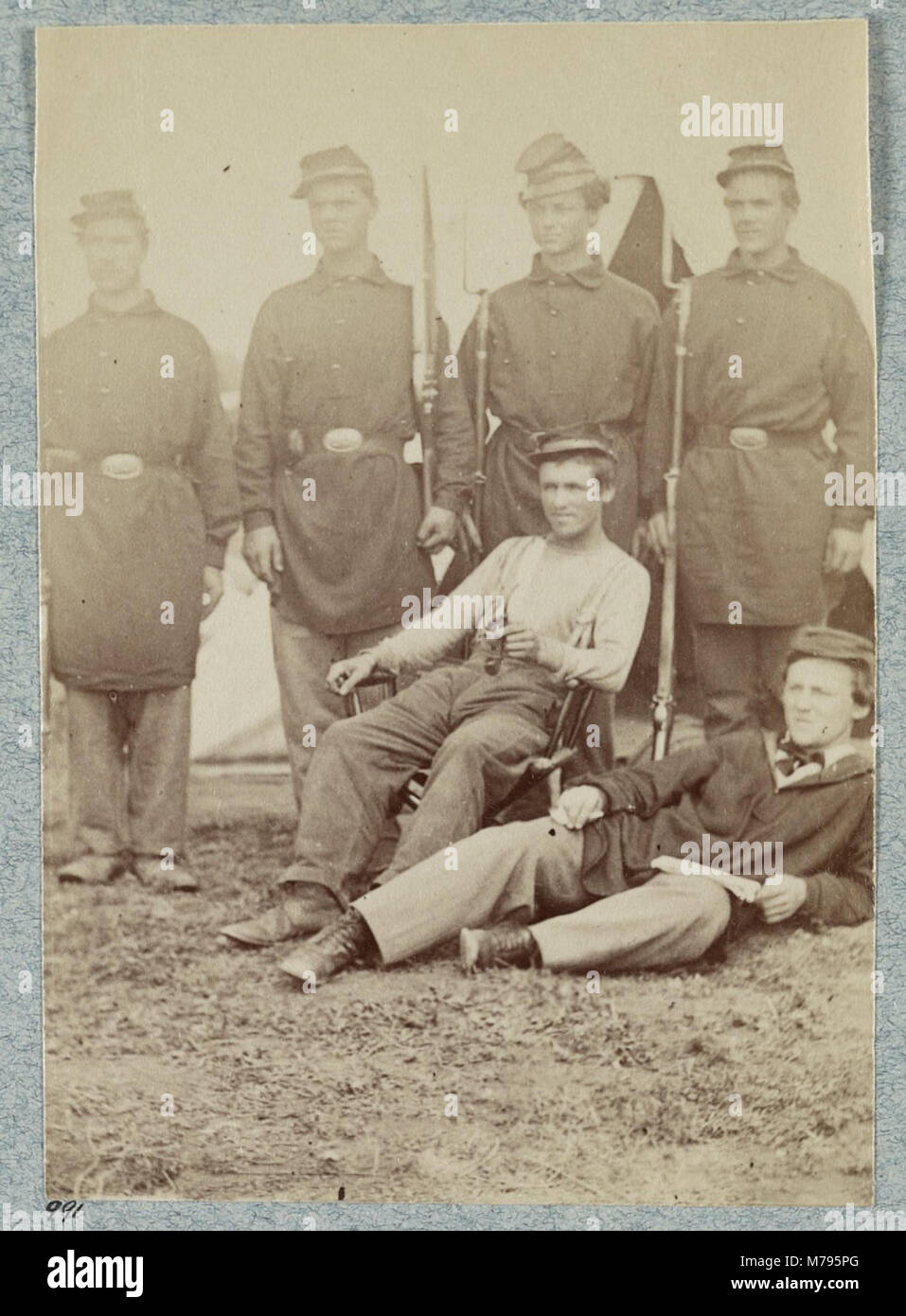 A historical image of the 2nd Rhode Island Infantry, a regiment of the ...