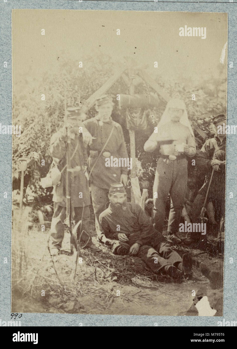 This image shows the 2nd Rhode Island Infantry, a prominent regiment in ...