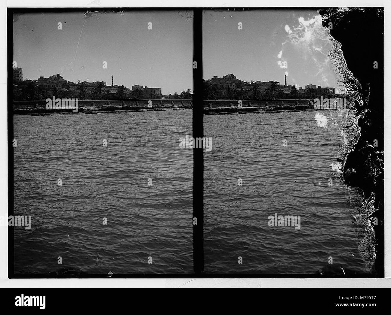 A view of Beirut from the sea, capturing the coastal city and its ...