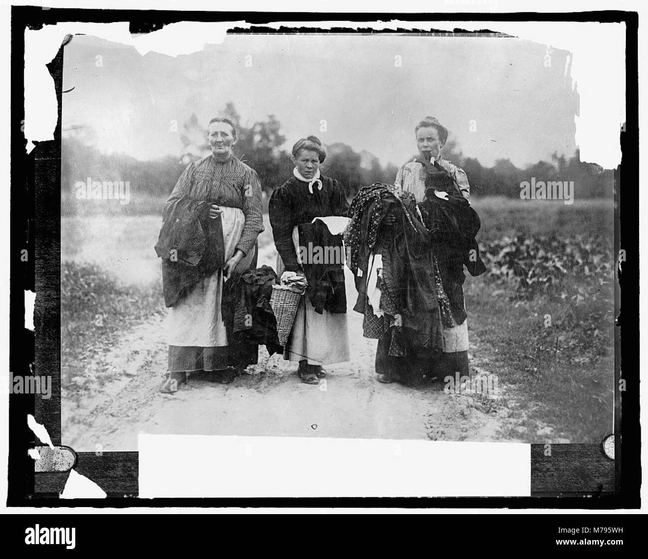 This image captures Belgian refugees fleeing from Ostend, showing the ...