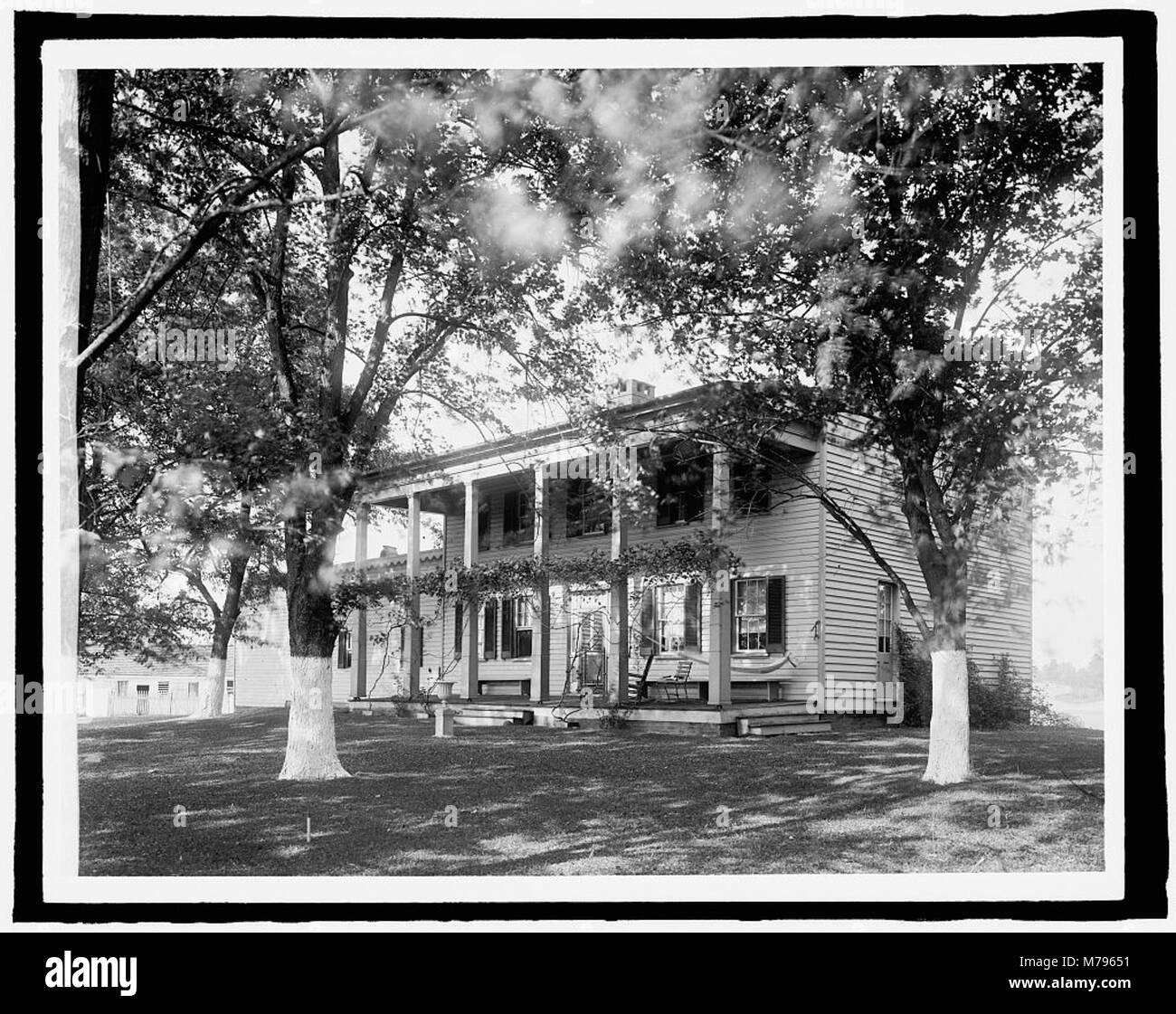 The Berry House, a historic structure, shown in a photograph that ...