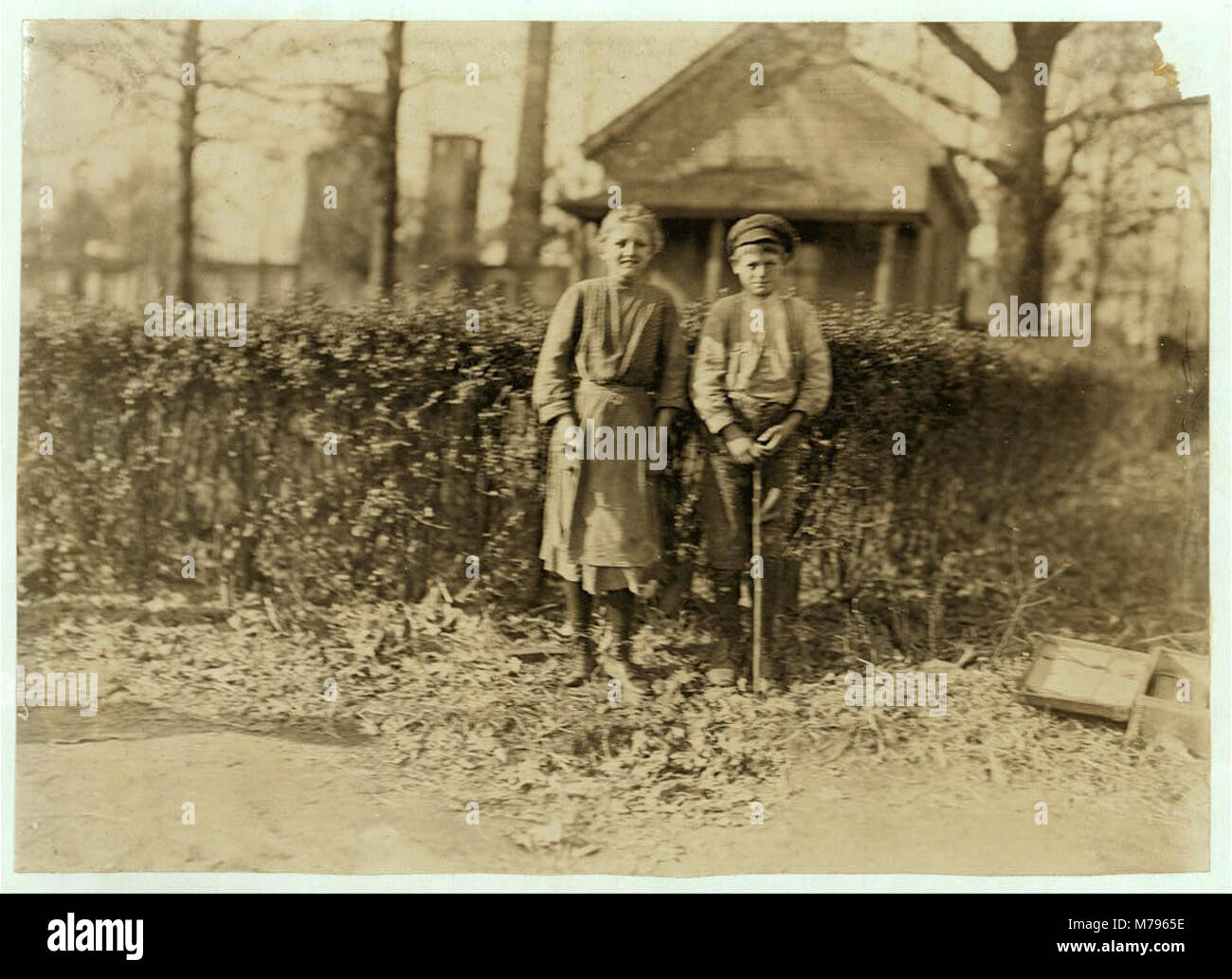 A photograph of Bertha Thomas, who has been working in mill production ...