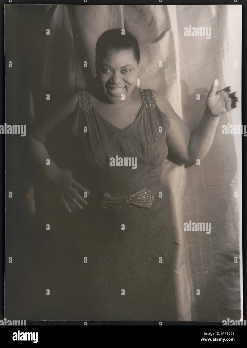 A famous three-quarter length portrait of Bessie Smith, the influential ...