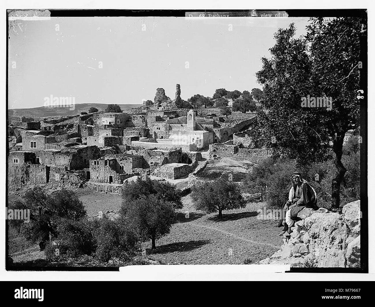 A general view of the village of Bethany, showcasing its rural ...