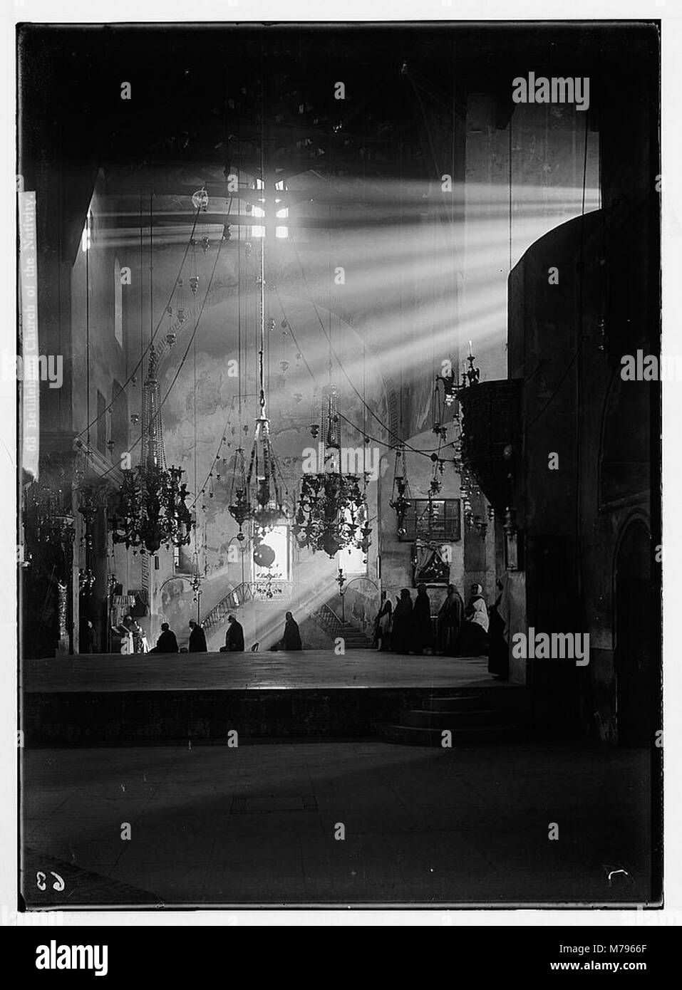 Photograph of the Church of the Nativity in Bethlehem, featuring its ...