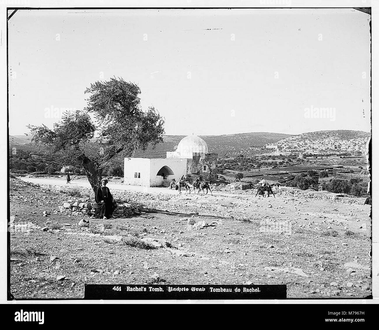 Rachel's tomb bethlehem Black and White Stock Photos & Images - Alamy