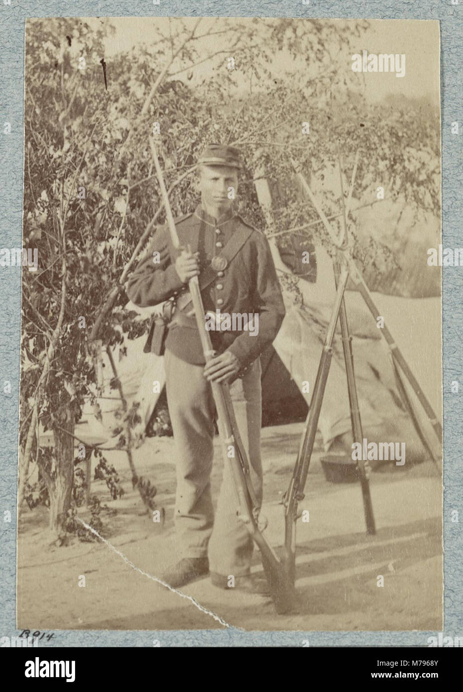 A photograph of the 33rd New York Infantry, a regiment that served in ...