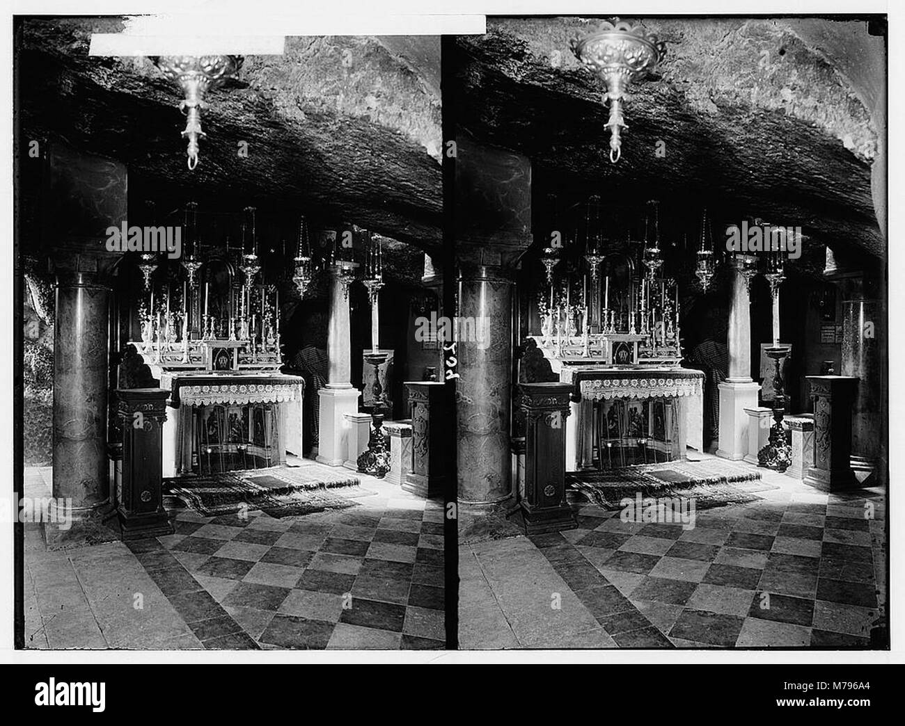 The Milk Grotto in Bethlehem, a religious and historical site, is ...