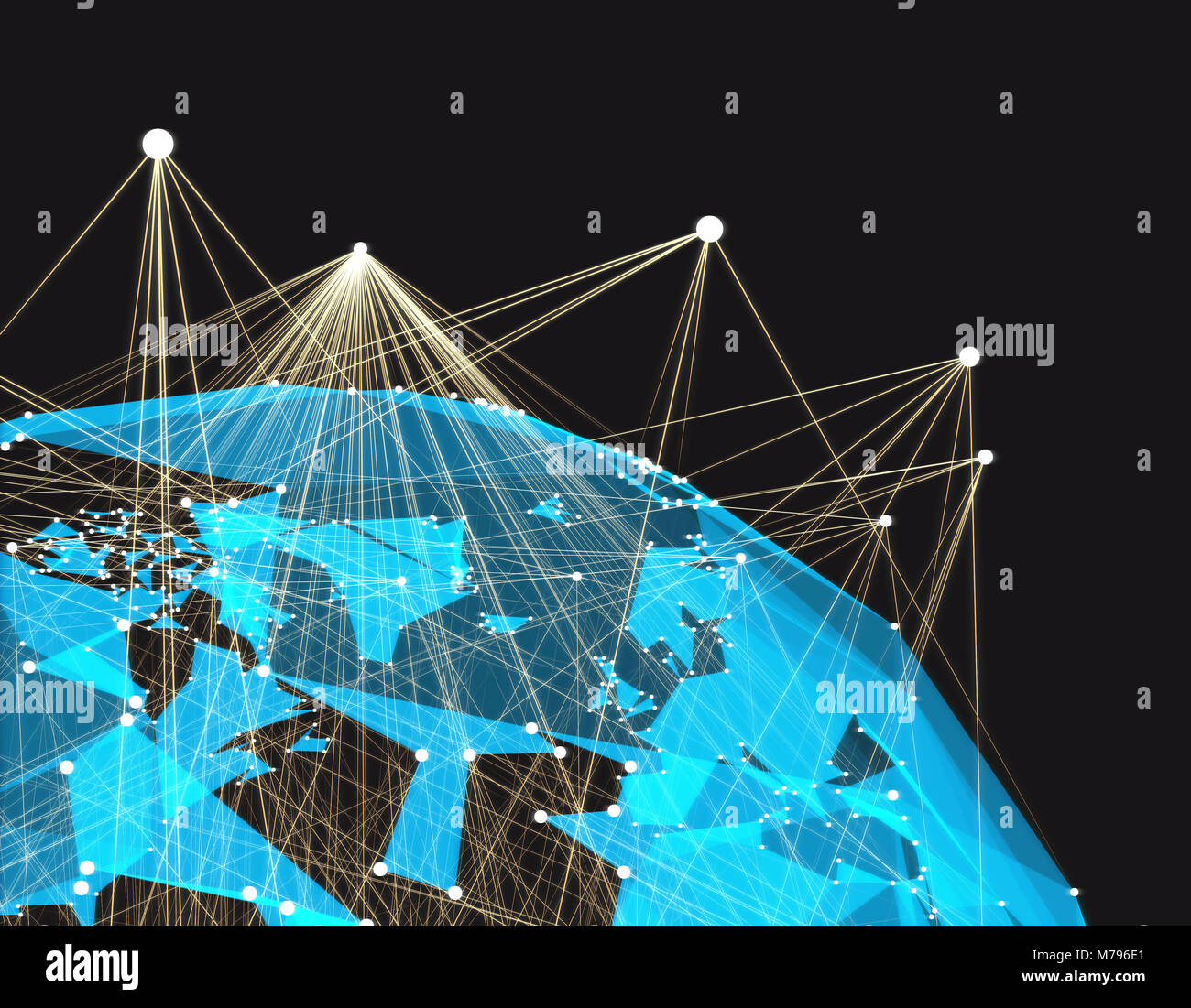 Future Earth Network Technology, Network Connection, Future Times Stock ...