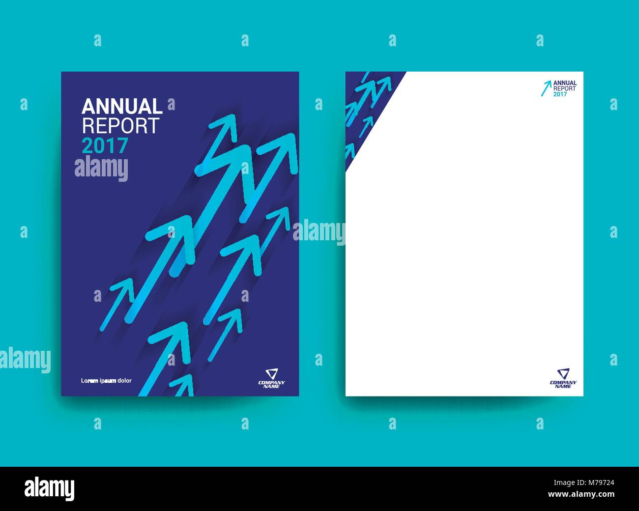 Template cover and page design. Illustration of arrows moving up ...