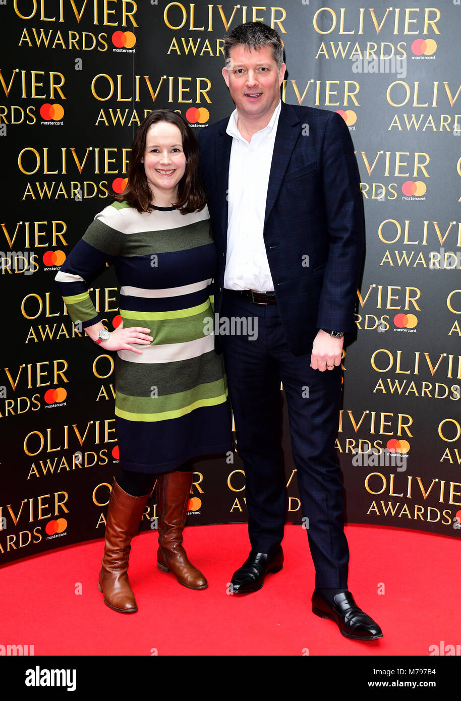James pritchard pattending the olivier awards hi-res stock photography ...