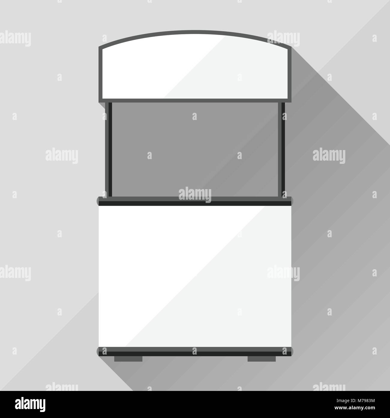 Template of advertising stand Stock Vector Image & Art - Alamy