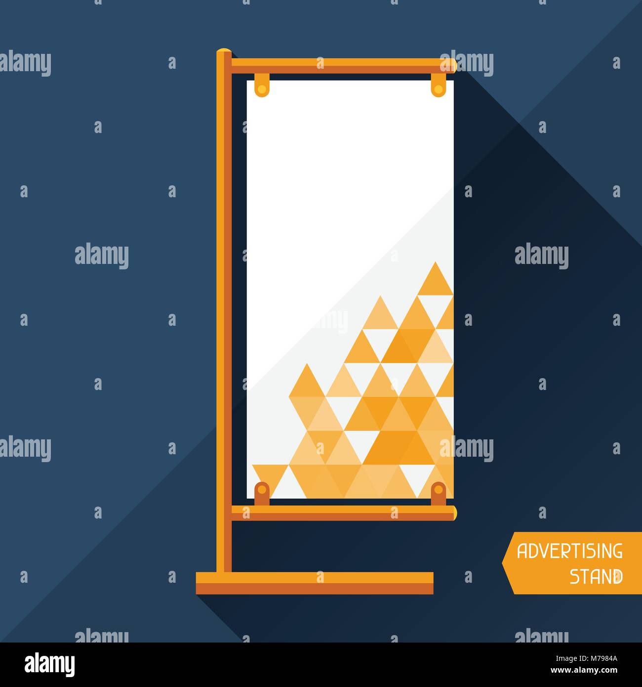 Template of advertising stand Stock Vector Image & Art - Alamy
