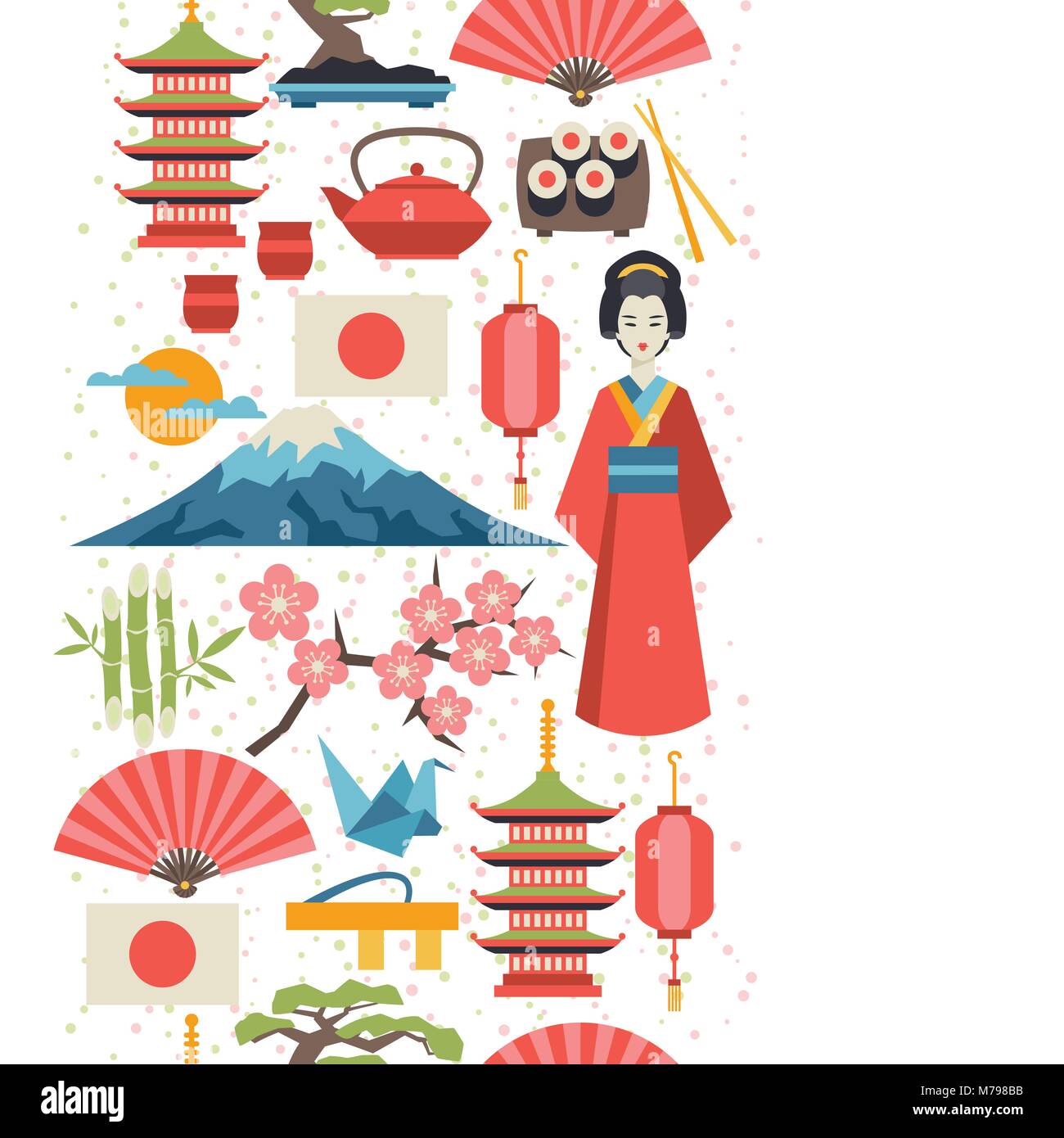 Japan seamless pattern Stock Vector Image & Art - Alamy