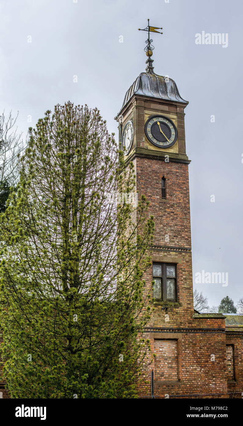 UK Warrington Walton Gardens clock tower Stock Photo - Alamy