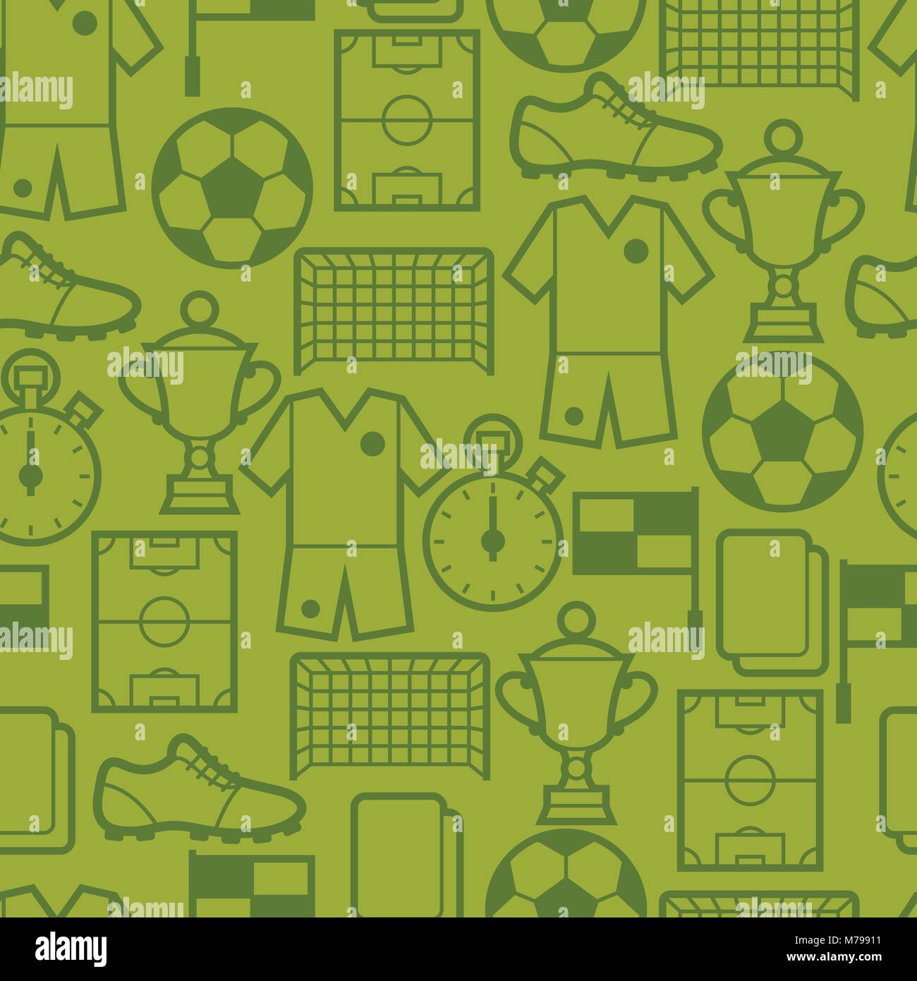 Sports seamless pattern with soccer symbols Stock Vector Image & Art ...